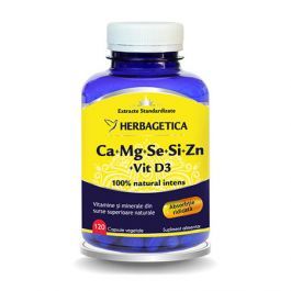 Ca Mg Se Si Zn Cu Vit D Complex Forte Cps Herbagetica Eherbal