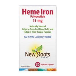 Heme Iron (fier Heme) - New Roots | Eherbal